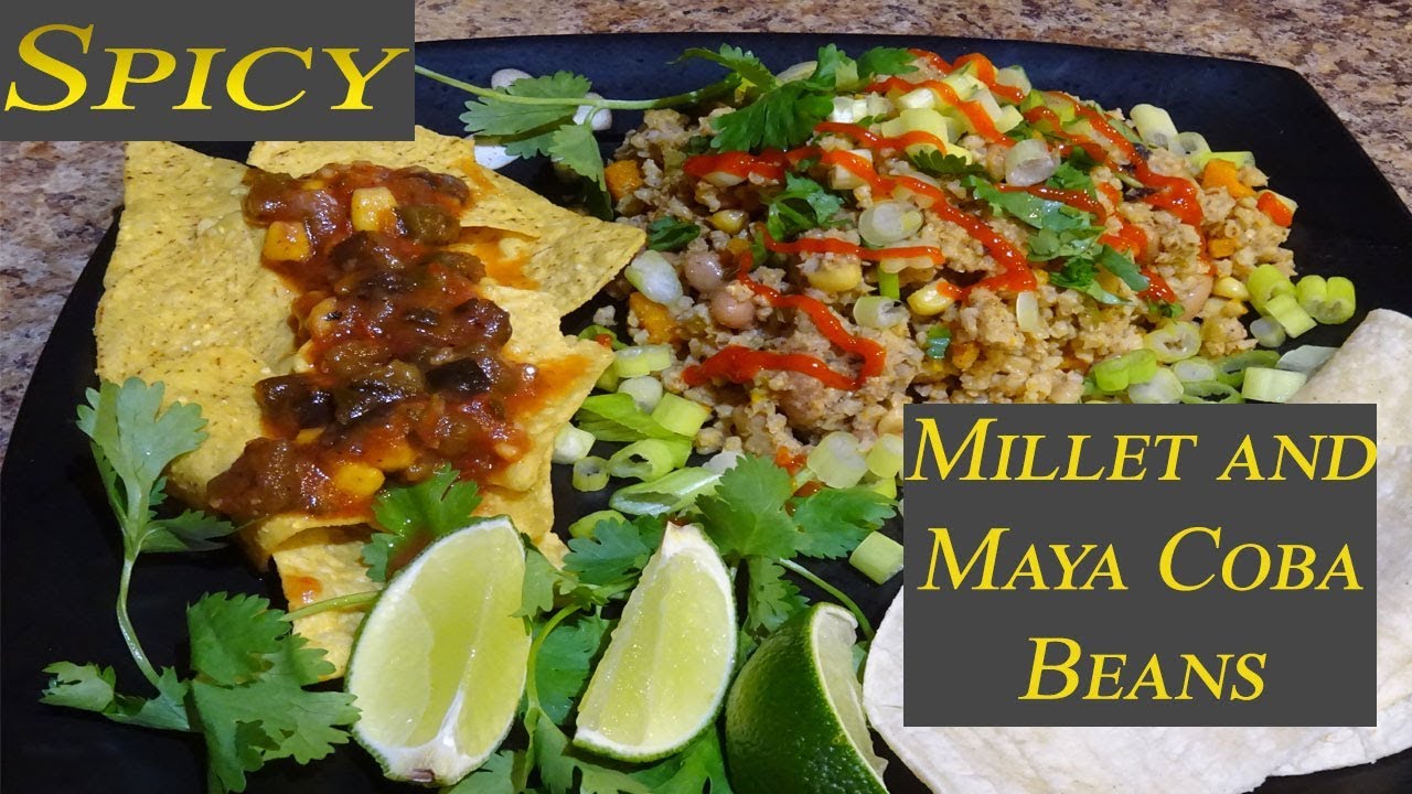 Spicy Millet and Maya Coba Beans - Instant Pot Recipe
